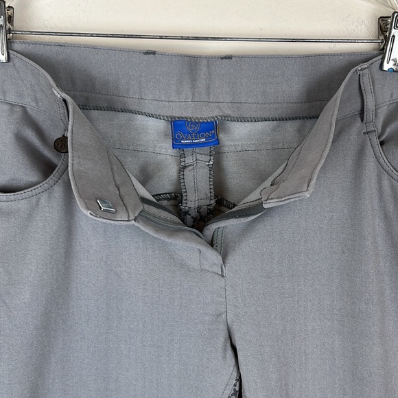 Ovation | Pants & Jumpsuits | Ovation Equestrian Gray Full Seat Grip ...